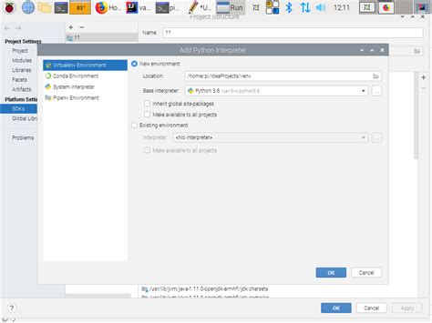 How Do I Make A Python 36 Venv Directory To Use With Intellij Idea