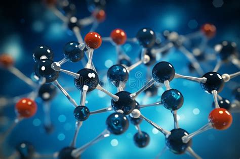 Science Molecular Structure Background With Atom Molecule Medical Concept Stock Illustration