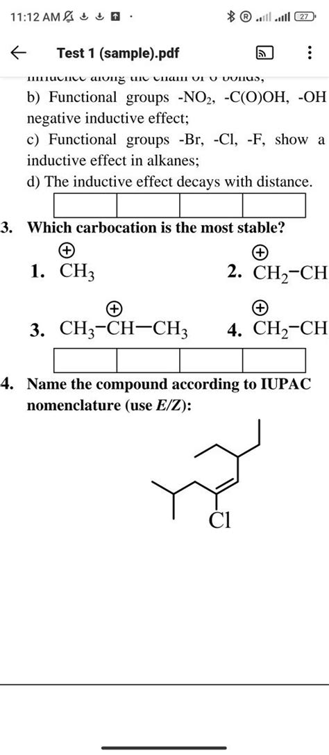 Functional Groups −no2 −c O Oh −oh Negative Inductive Effect C Functi