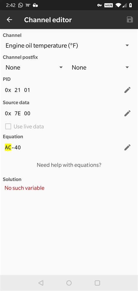 troubleshooting the obd ii pids feature — racechrono forum