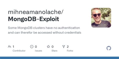 Github Mihneamanolachemongodb Exploit Some Mongodb Clusters Have No