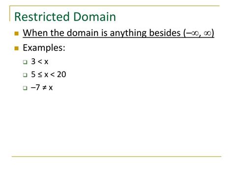 Ppt Domain And Interval Notation Powerpoint Presentation Id2632097