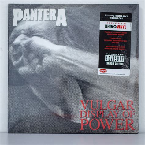 Pantera Vulgar Display Of Power Vinyl Sunny Day Records