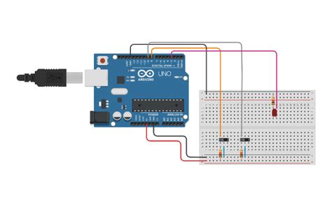 Circuit Design Monitor Serial Tinkercad