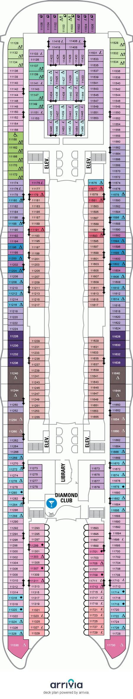 Oasis Of The Sea Deck Plan