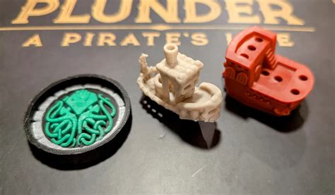 Accessory Pieces For Plunder A Pirates Life Free 3d Print Model
