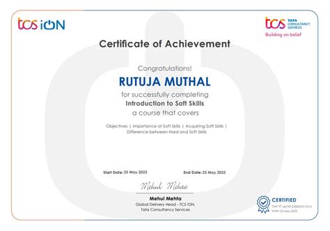 Rutuja Muthal On Linkedin Share Tcsion Tcs Softskillstraining