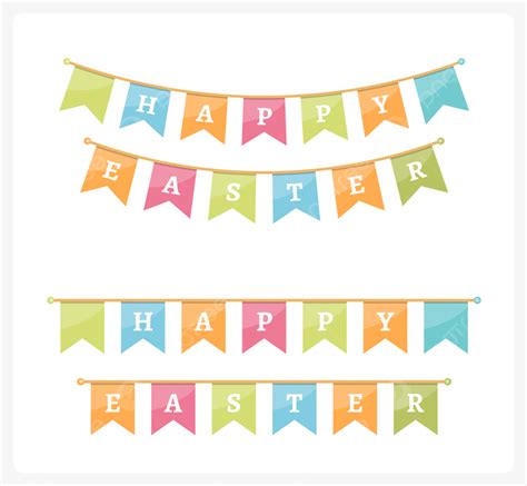 Happy Anniversary Banner Vector Hd Png Images Happy Easter Bunting Anniversary Banner White