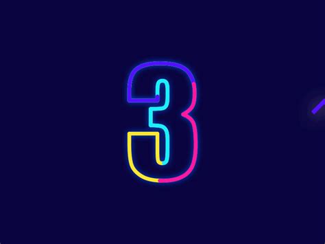 数字1到10动态图 数字3创意 数字卡通动态图 大山谷图库