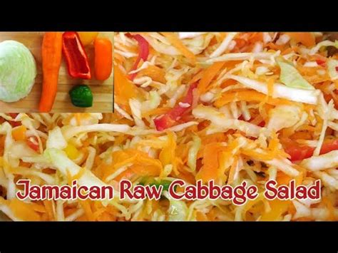 Jamaican Style Cabbage Andcarrot Salad Cabbage Salad Caribbean Inspired