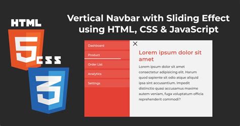Vertical Menu With Sliding Effect Css Geekboots