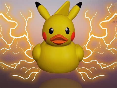 Pokemon Pikachu Duck By The Duck Patreon Makerworld Download Free 3d Models