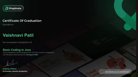 Vaishnavi Patil On Linkedin Java Programming Learningjourney