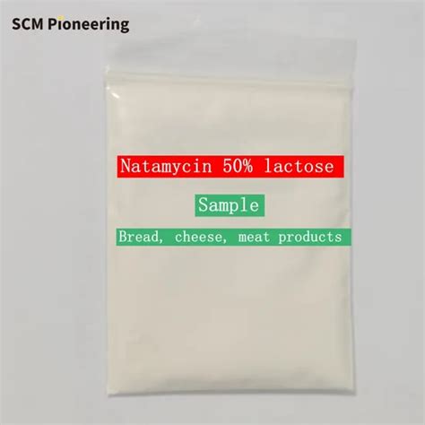 Natural Food Preservative 7681 93 8 50 95 Food Grade Natamycin Powder