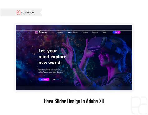 Hero Slider Landing Page Design Behance