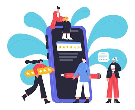 고객 설문 조사 작성 프리미엄 벡터