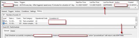 Powershell Scheduled Task Failed With Error Code 0xfffd0000 And