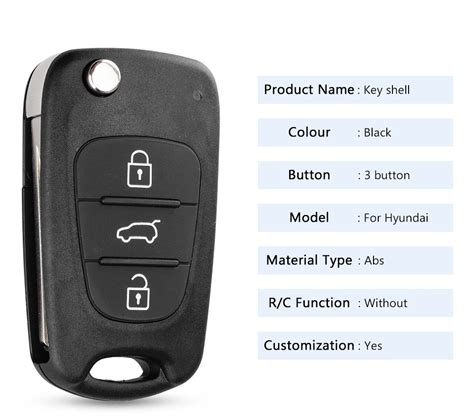 Coque Clékeyyou Coque De Clé Pliante Pour Voiture Pour Clé