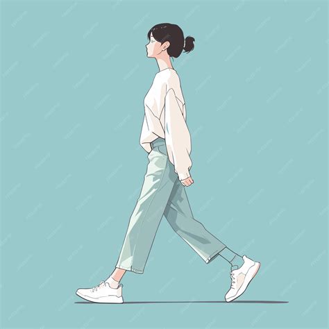 Anime Walking Animated Walk Animation Png Images Jrplkg