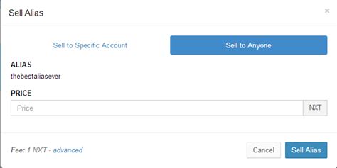 Create Transfer Trade An Alias How To Create Transfer Trade An Alias