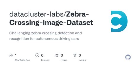 Github Datacluster Labszebra Crossing Image Dataset Challenging