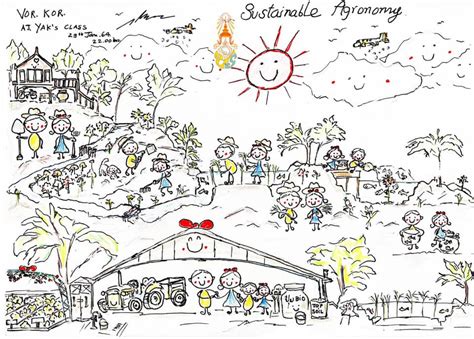 “ในหลวง” พระราชทานภาพวาดการ์ตูนฝีพระหัตถ์ เกษตรทฤษฎีใหม่ โคก หนอง นา เพื่อเป็นแนวทางให้ ปชช นำ