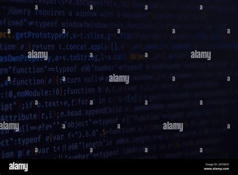 Software Developer Programming Code Abstract Modern Virtual Computer