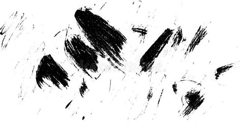 An Abstract Composition Featuring Bold Black Brush Strokes On A White Background Creating A