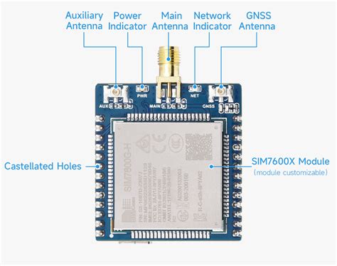 Sim7600x 4g Communication Module Multi Band Support Compatible With