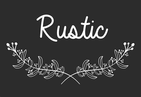 Premium Vector Rustic Shapes