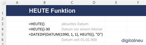Aktuelles Datum Excel Excel Wochentag Und Datum In Einer Zelle