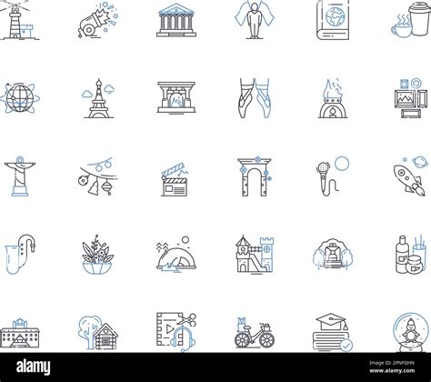 Society Line Icons Collection Diversity Equality Community