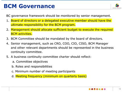 Sama Bcm Framework Pdf