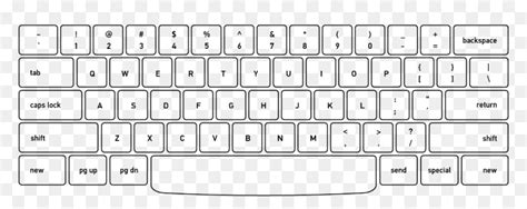 Keyboard Clip Art Black And White