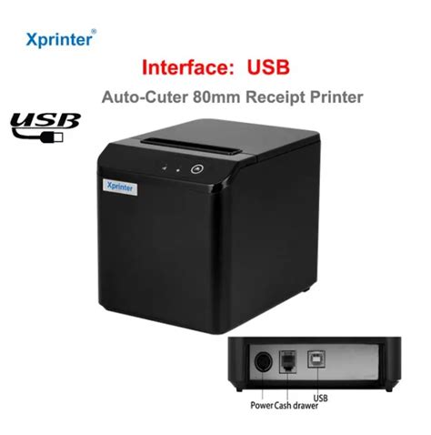 Thermal Receipt Bill Printer Mm POS Printer USB Receipt Printers With Auto Cutter Support