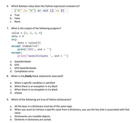 Solved In Python What Does The Operator Do In The Chegg