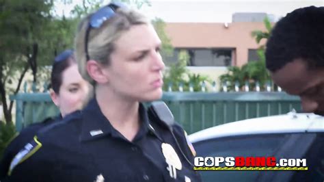 Bisexual Cops Fuck Black Criminal Next To Patrol Eporner