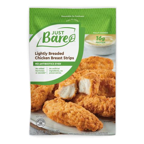 Chicken Breast Strips Just Bare