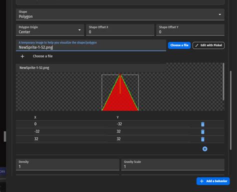 Physics 2 Polygons Hitbox Doesnt Scale With The Object · Issue 4580