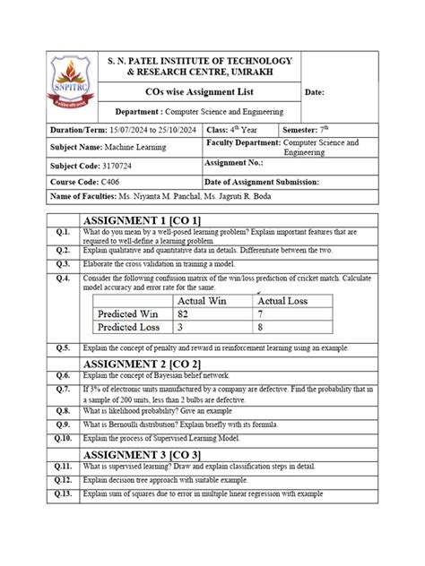 Ml Assignment 30 Pdf Artificial Neural Network Machine Learning