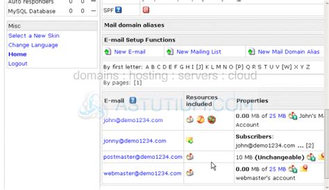 Creating A Mail Forwarder Redirect Control Panels Knowledgebase Astutium Ltd