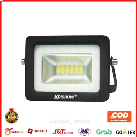Jual Krisbow Lampu Sorot Led W K Ip Cool Daylight Lampu Sorot Warna Putih Lampu