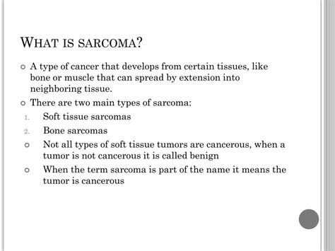 Ppt S Arcoma Powerpoint Presentation Free Download Id2373313