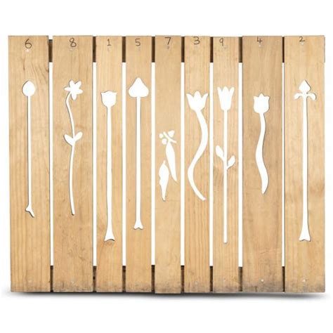 Treated Pine Flower Cut Out Motifs 140 X 19mm Akmform Au