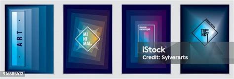 미래 최소한의 소책자 그래픽 디자인 템플릿입니다 벡터 기하학적 추상 배경 설정 전단지 책자 인사말 카드 초대장 광고에 대 한