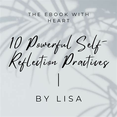 10 Powerful Self Reflection Practices Etsy