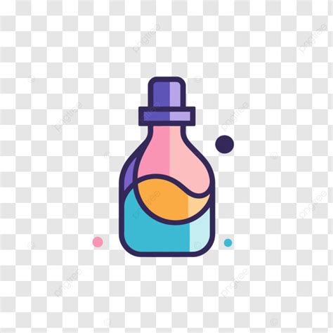 병 배경이 화려한데 벡터 흰색 배경에 보습의 단순한 다채로운 아이콘 그림자 없음 작은 프레임 중앙 Png 일러스트 및 벡터 에 대한 무료 다운로드 Pngtree