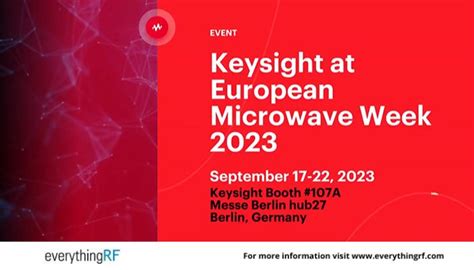 Everything Rf On Linkedin Keysight To Showcase Rf Innovations For Space Automotive 5g6g And Iot
