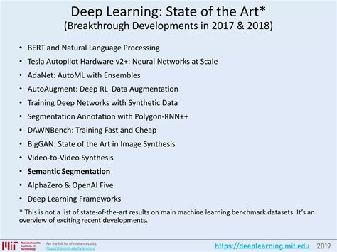 Deep Learning State Of The Art 2019 Mit By Lex Fridman Pdf