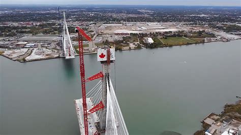 Photo Gordie Howe Bridge Milestones